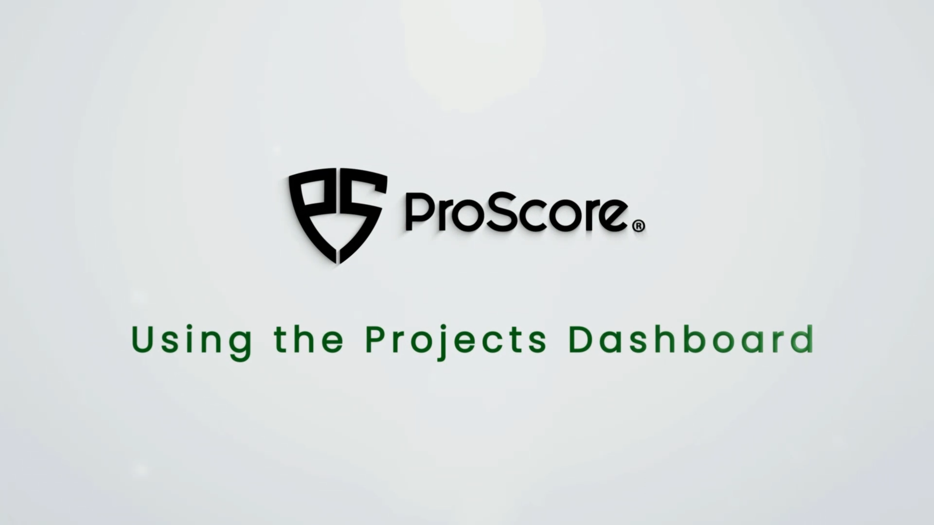 Client Training – ProScore